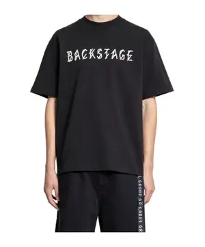 44 LABEL GROUP Backstage Logo T-shirt - Black