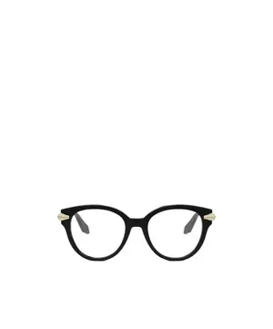 BVLGARI Round Frame Eyeglasses - Black