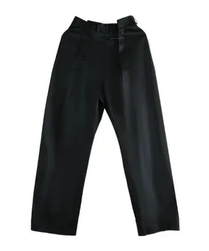 MAISON MARGIELA Asymmetrical Pleated Trousers