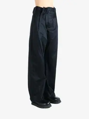 MAISON MARGIELA Asymmetrical Pleated Trousers
