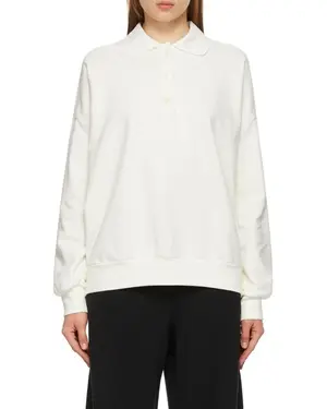 THE ROW Knitted Polo Sweatshirt - Shell Color