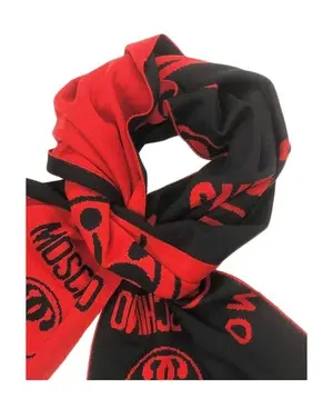 Moschino Two-color Printed Logo Scarf