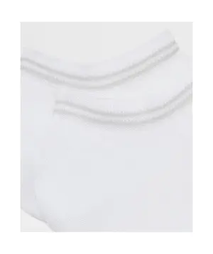 Zegna Cotton Blend Ankle Socks - White