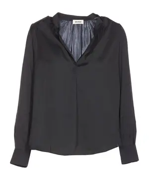 Zadig&Voltaire V-neck Long-sleeved Shirt