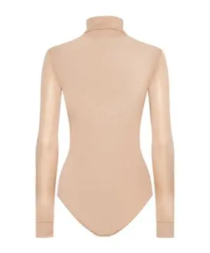 MAISON MARGIELA High Neck Long Sleeve Bodysuit