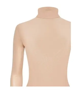 MAISON MARGIELA High Neck Long Sleeve Bodysuit
