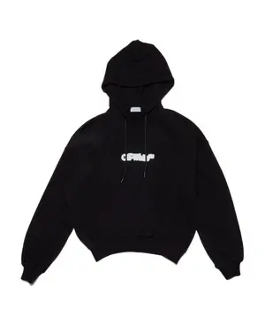 Off-White Logo Printed Long Sleeve Hoodie