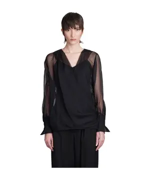 Givenchy Plunge Blouses