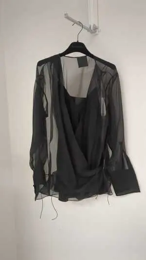 Givenchy Sheer Detailed Long-sleeve Top