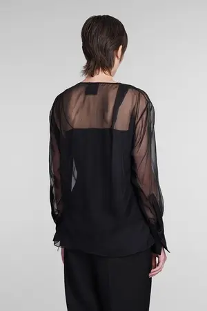 Givenchy Sheer Detailed Long-sleeve Top