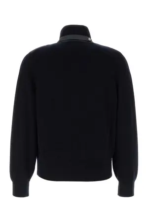 TOM FORD High-neck Zipped Wool Jacket With Quilted Front