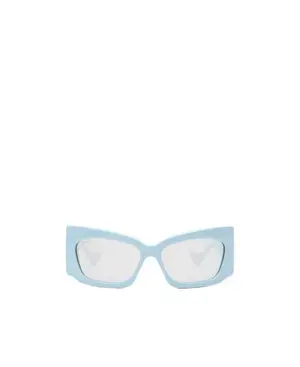 Gucci Interlocking G Square Frame Sunglasses - Blue
