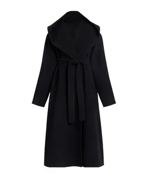 Alaïa Hooded Tie Coat