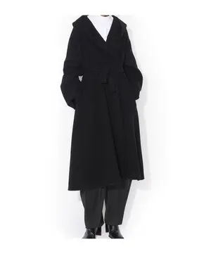 Alaïa Hooded Tie Coat