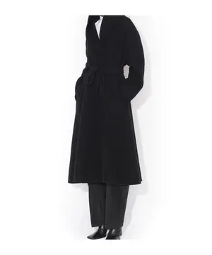 Alaïa Hooded Tie Coat