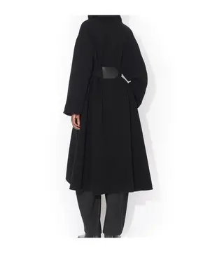 Alaïa Hooded Tie Coat