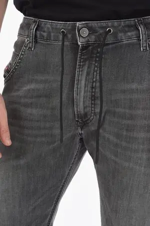 DIESEL® Slim Straight Logo Denim Jeans