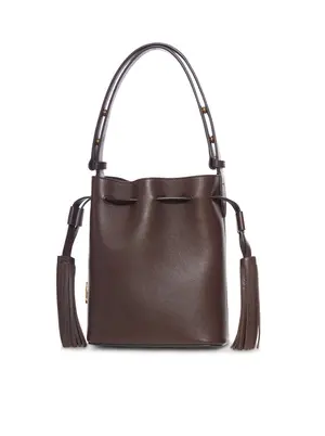 Valentino Garavani Vlogo Signature Small Shoulder Bag - Brown