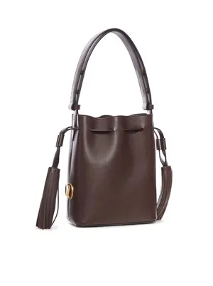 Valentino Garavani Vlogo Signature Small Shoulder Bag - Brown