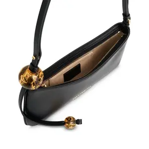 Jacquemus Le Bisou Perl Shoulder Bag - Black