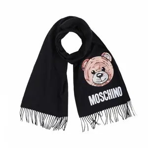 Moschino Logo Printed Scarf