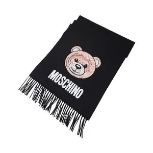 Moschino Logo Printed Scarf