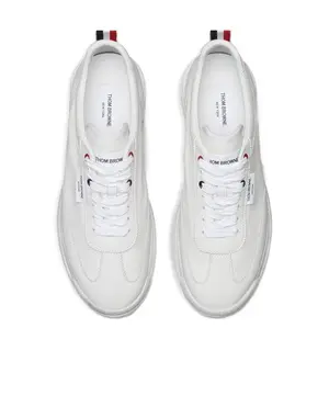 Thom Browne Rwb Tech Runner Sneakers - White