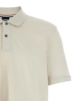 Hugo Boss Logo Embroidered Regular-fit Polo Shirt