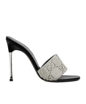 Gucci Gg Embellished Stiletto Sandals