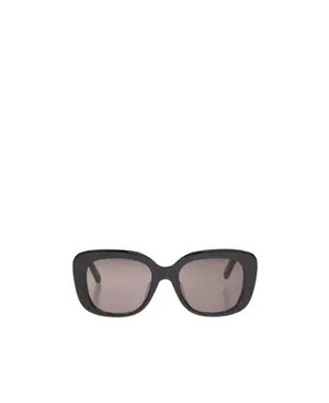 Balenciaga Square Frame Logo Sunglasses - Gray