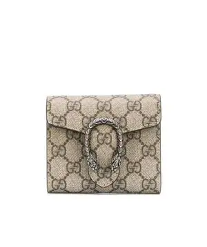 Gucci Dionysus Card Case Wallet - Nude