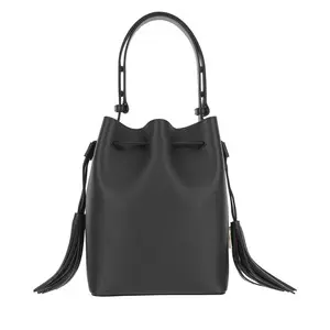 Valentino Garavani Vlogo Signature Drawstring Tote Bag - Black
