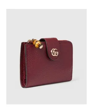 Gucci Logo Plaque Zipped Wallet