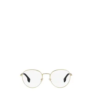 Versace Round Frame Eyeglasses - White