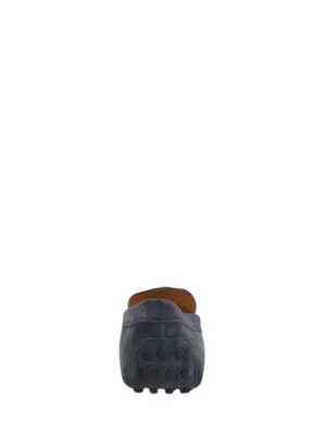 TOD'S Round-toe Suede Loafers - Black