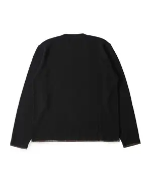 MARGARET HOWELL Mhl. Tipped Merino Wool Thermal Long Sleeve
