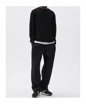 MARGARET HOWELL Mhl. Tipped Merino Wool Thermal Long Sleeve
