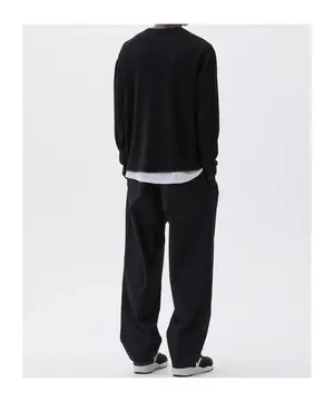 MARGARET HOWELL Mhl. Tipped Merino Wool Thermal Long Sleeve
