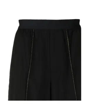We11Done Contrast Stitching Track Shorts