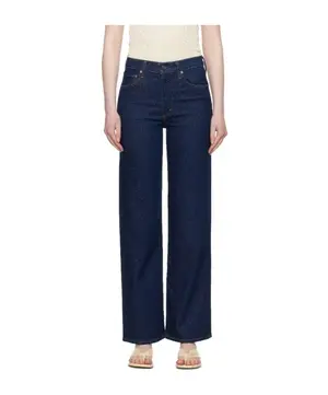 AGOLDE Straight Leg Jeans With Belt Loops