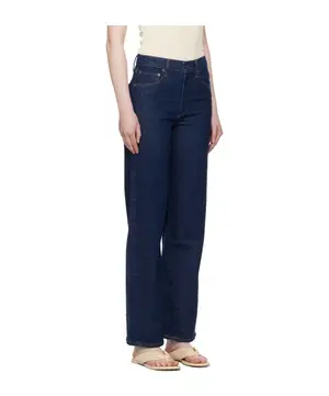 AGOLDE Straight Leg Jeans With Belt Loops