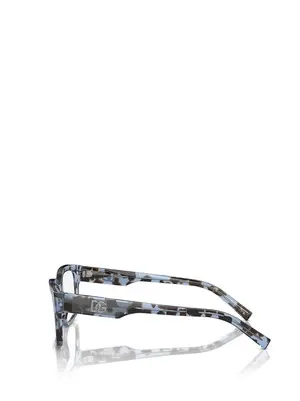 Dolce & Gabbana Rectangular Frame Eyeglasses - Black