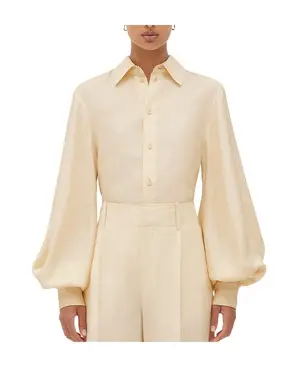 Bottega Veneta Puff Sleeve Shirt