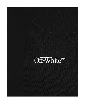 Off-White Scratch Arrow Printed Drawstring Hoodie