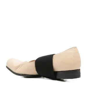 UMA WANG Square-toed Ballet Flats - Offwhite