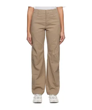 POST ARCHIVE FACTION (PAF) Textured Straight-leg Trousers