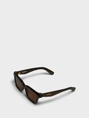 Jacquemus Full Frame Sunglasses - Brown