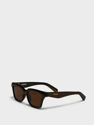 Jacquemus Full Frame Sunglasses - Brown