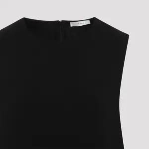 THE ROW Mirna Sleeveless Dress - Black