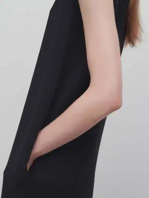 THE ROW Mirna Sleeveless Dress - Black
